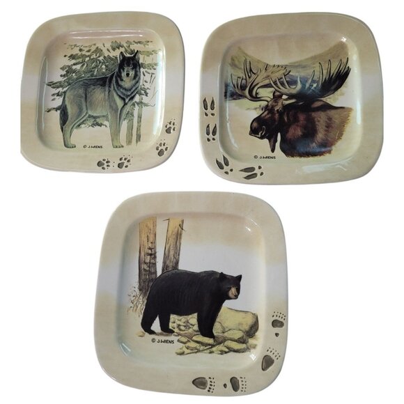 MWW Market | Accents | J Wiens Mww Market 3 8 Square Ceramic Wildlife ...